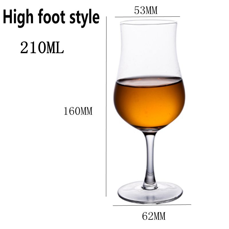Modern crystal wine whisky tasting glass