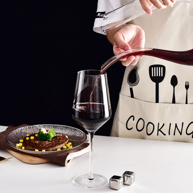 U shape crystal whisky wine glasses